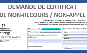 Nouveauté : sollicitez les certificats de non-recours et de non-appel en ligne - Cour ...